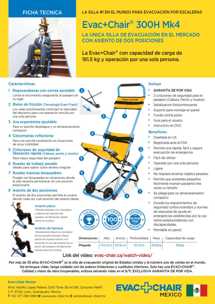 EVAC+CHAIR 300H - Evac+Chair Mexico